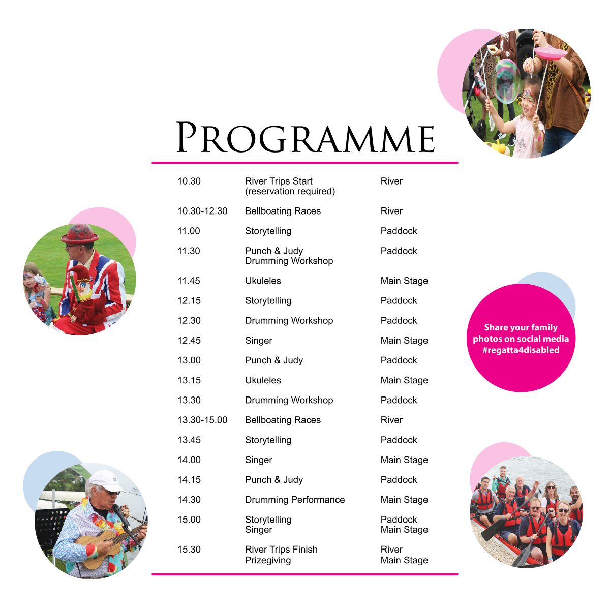 Programme | Regatta for the Disabled